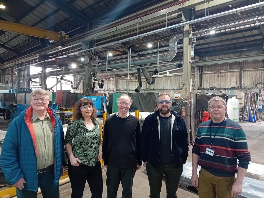 Greens visit trailblazing Steel Company aiming to be Carbon Neutral by 2030 | Sheffield Green Party